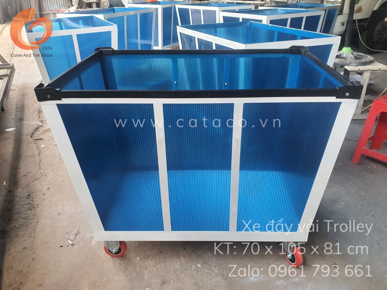 Xe Trolley Đẩy Vải