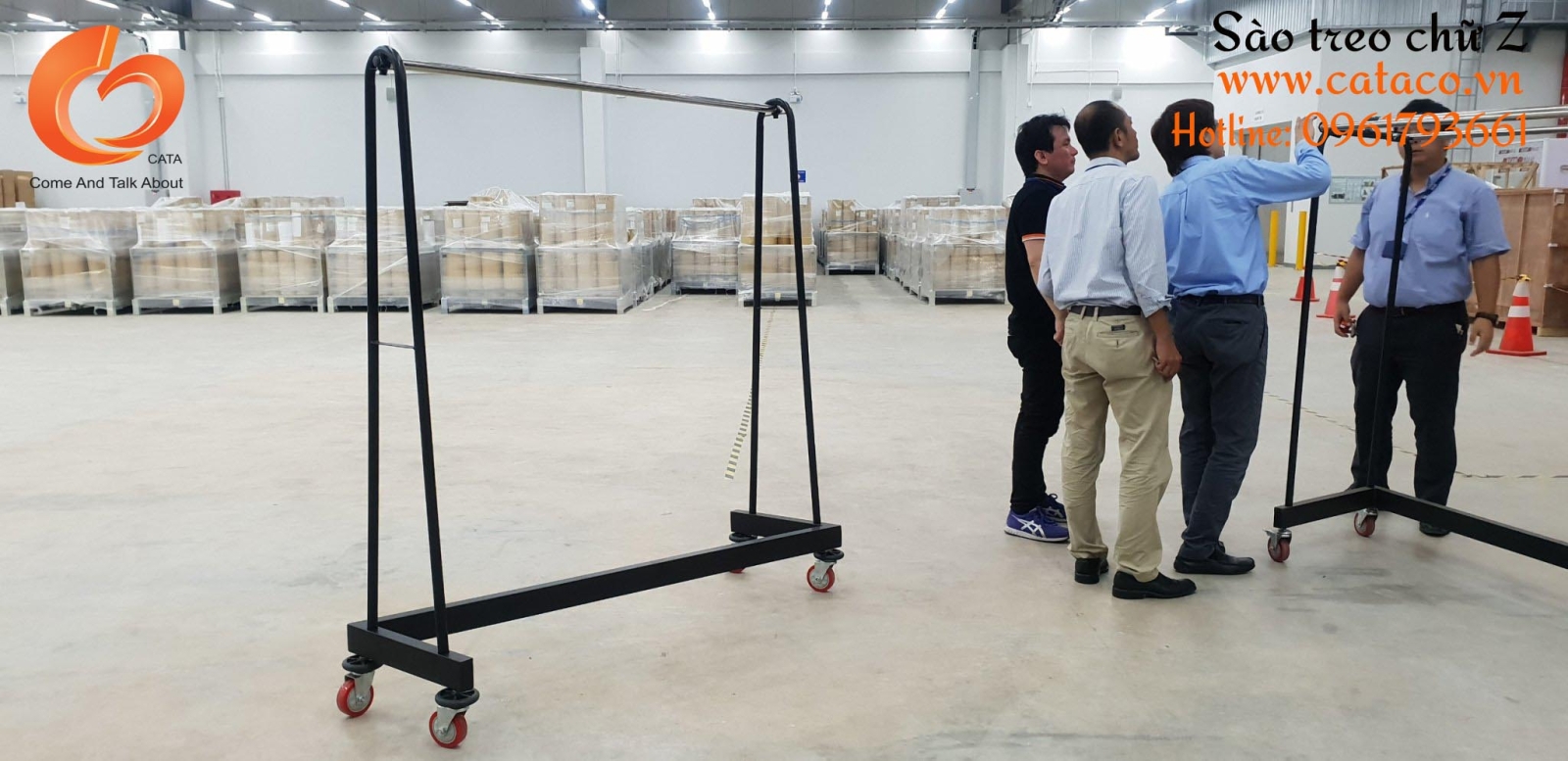 Sào Treo Chữ Z Xếp Gọn Tháo Ráp Công Nghiệp